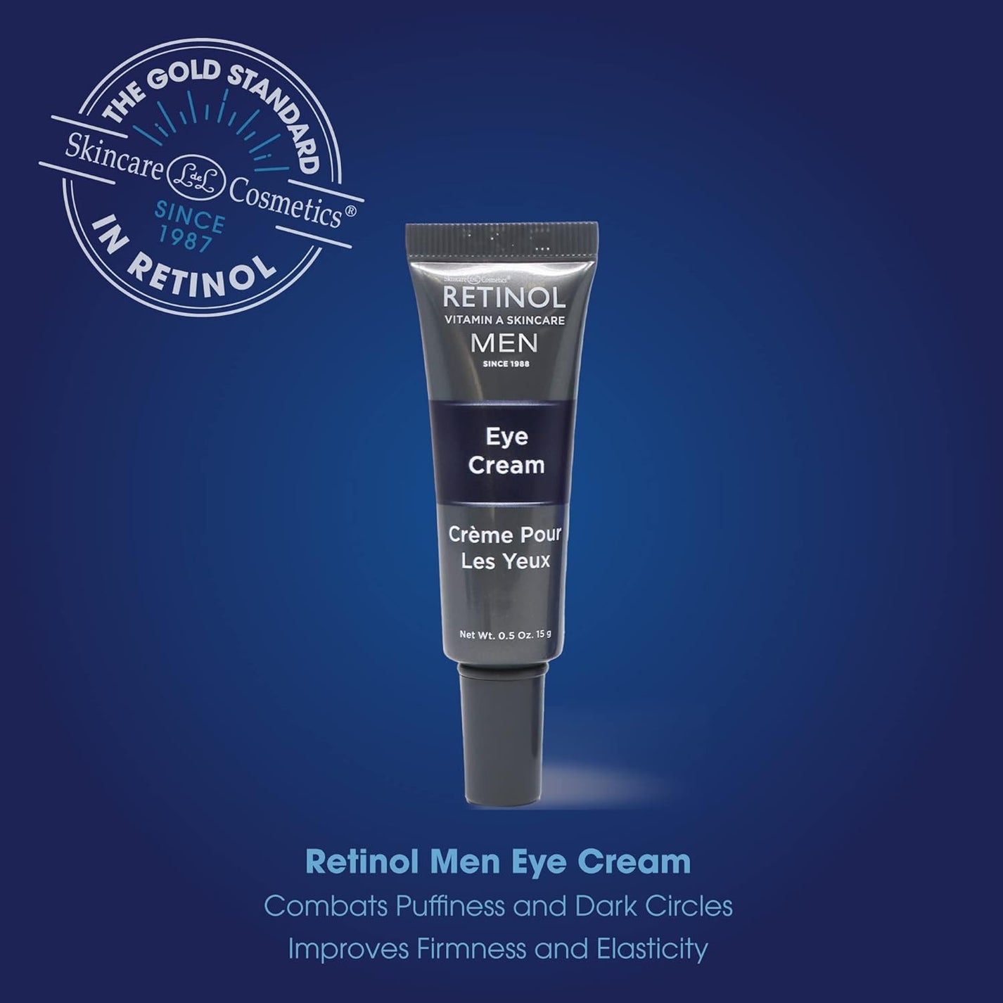 RETINOL Men's Eye Cream with Vitamin A + Green Tea + Goji Berry ...