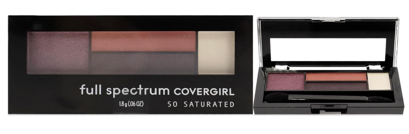CoverGirl Full Spectrum So Saturated: Quad Eyeshadow Palette, With it ...