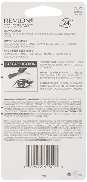 REVLON ColorStay Eyebrow Crayobn, 305 Blonde