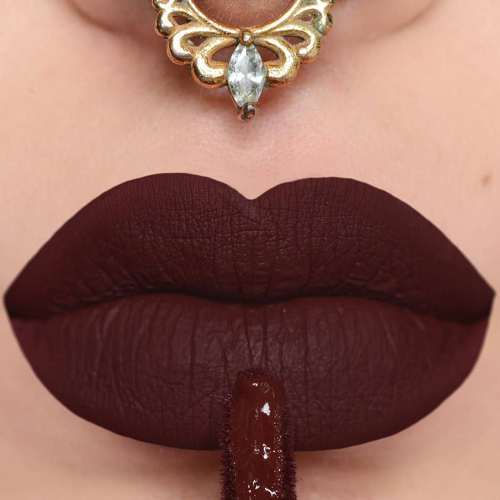 Sam Marcel Cosmetics Colette Liquid Lipstick, Dark Brown – ADDROS, LLC