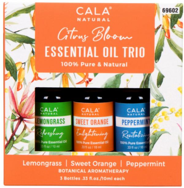 Cala essential Oils Citrus bloom trio (69602) – ADDROS, LLC