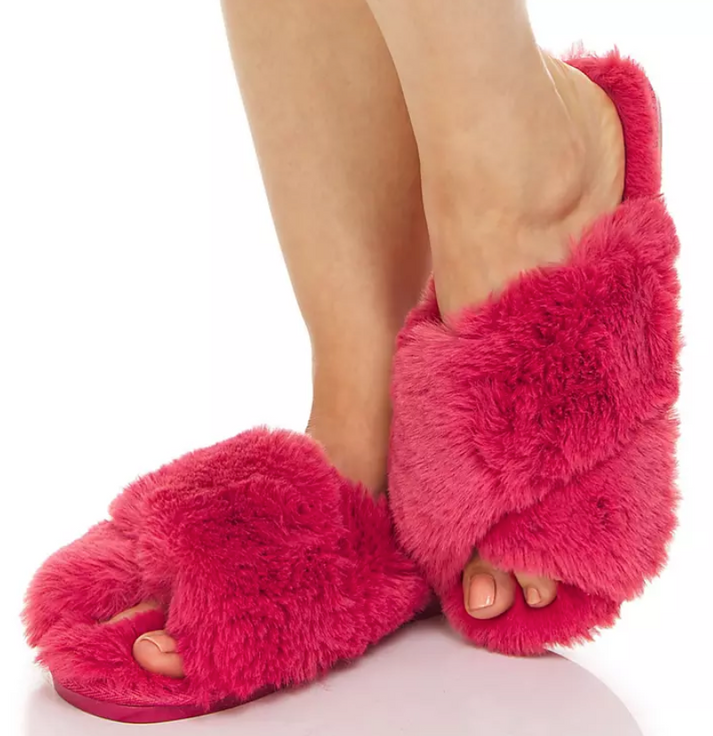 Ladies Criss-Cross Slide Slippers – ADDROS.COM