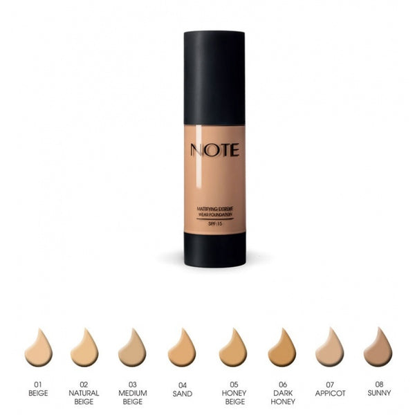 NOTE COSMETICS Detox and Protect Foundation SPF 15 - 08 Sunny